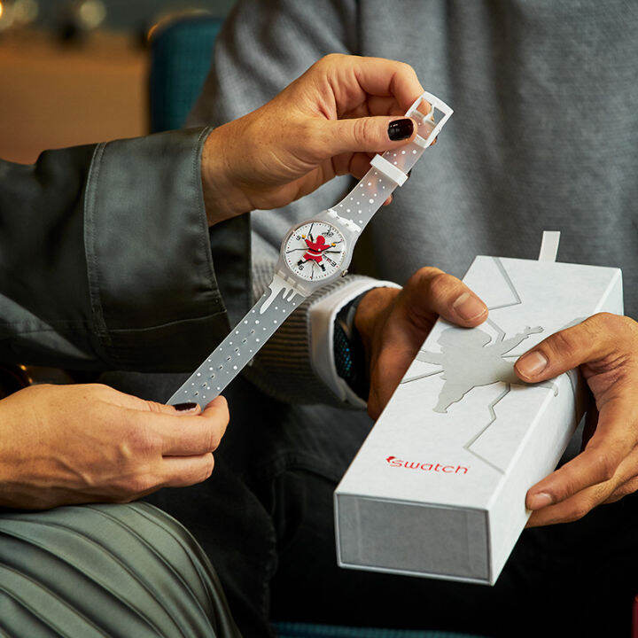 Swatch swatch Swiss watch new 20 years Christmas special gift box for ...