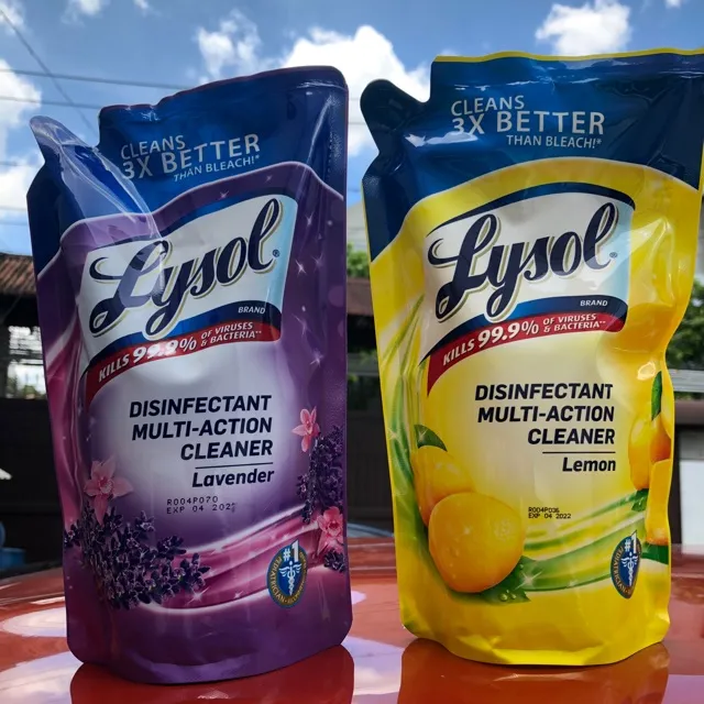 Lysol 800mL pouch in Lavander Lemon Scent | Lazada PH