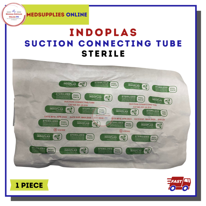 INDOPLAS Suction Connecting Tube Sterile Indoplas | Lazada PH