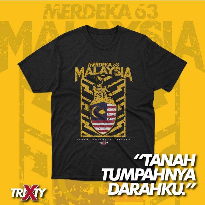 MERDEKA 63 T-SHIRT LIMITED EDITION MALAYSIA 63 TAHUN MERDEKA TSHIRT ...