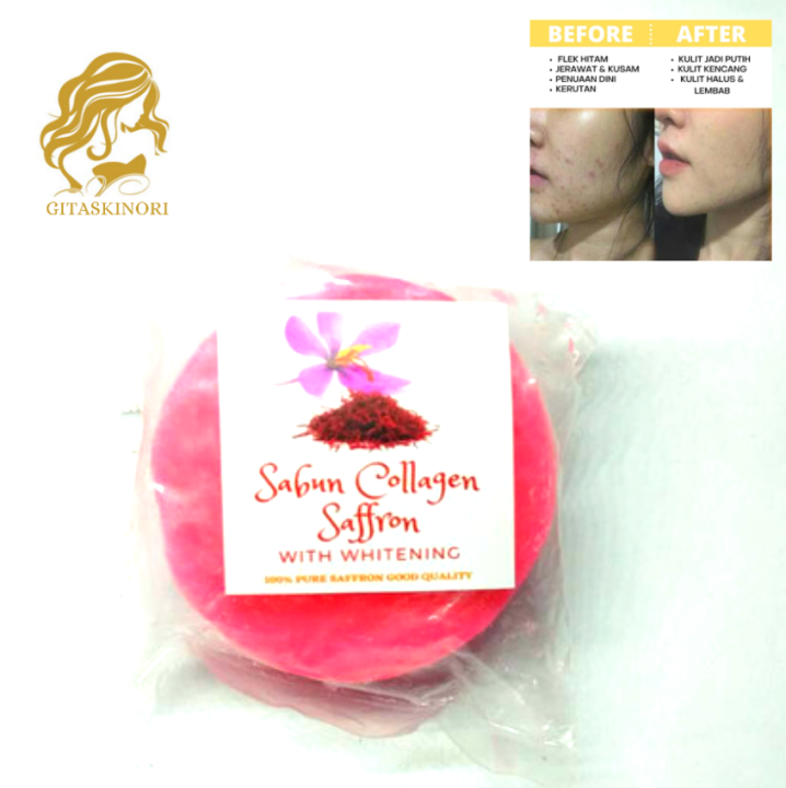 Sabun Saffron Collagen with Brightening | Lazada Indonesia