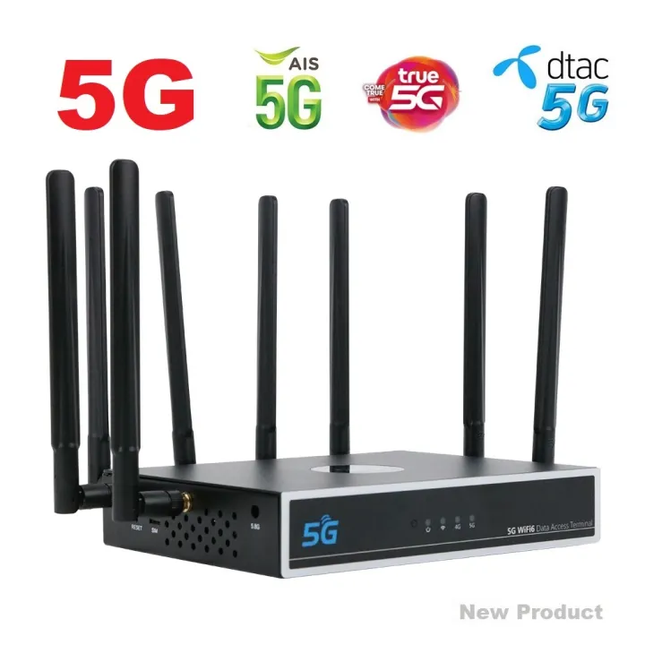 5G Mesh Wifi Router 2.5Gbps 5G เราเตอร์ ใส่ซิม รองรับ 3CA 5G 4G 3G AIS,DTAC,TRUE,NT, Indoor and ...