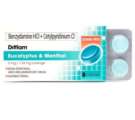 DIFFLAM Eucalyptus And Menthol Lozenge 8s | Lazada PH