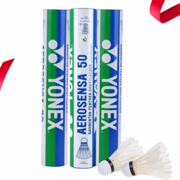 COD Yonex Badminton Shuttlecock AS50 AS30 AS40 Badminton Balls 12pcs ...