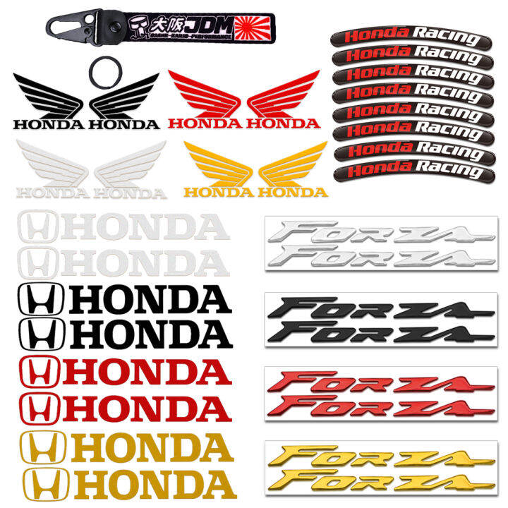 3D FORZA ป้ายสัญลักษณ์จักรยานรถจักรยานยนต์สติกเกอร์สำหรับ Honda FORZA ...