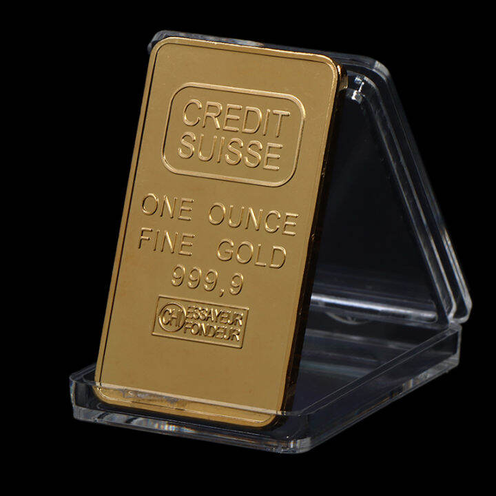 💖New Production💖 HONG Gold Plated CREDIT Layered Bullion Bar ...