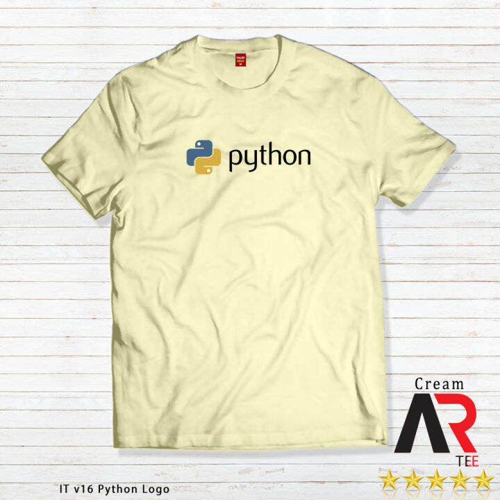 ARtees IT v16 Python Logo Customized Shirt Unisex Tshirt for Women and ...