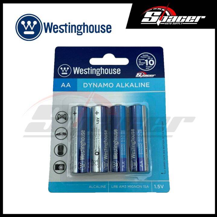 Westinghouse Battery Dynamo Alkaline AAA OR AA 1.5V | Lazada PH