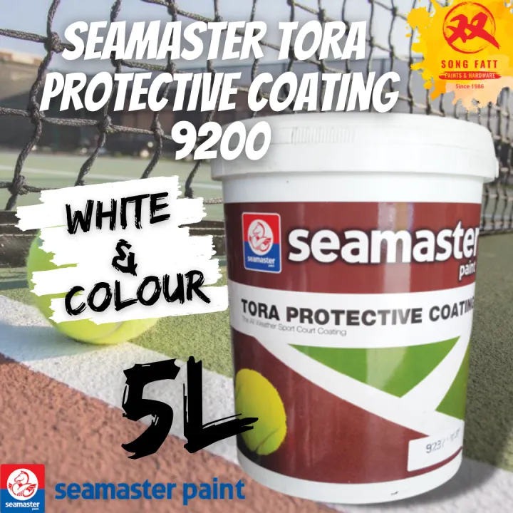 Seamaster TORA Protective Coating 9200 (5L White/Colour) Sport Court ...