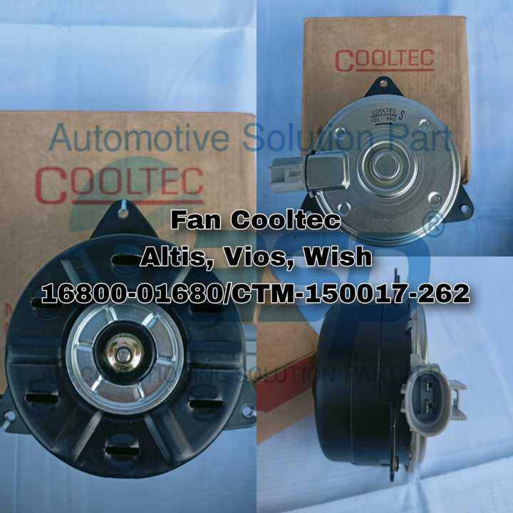 MOTORFAN COOLER COOLTEC TOYOTA ALTIS VIOS WISH CTM 150017 SPAREPART AC ...