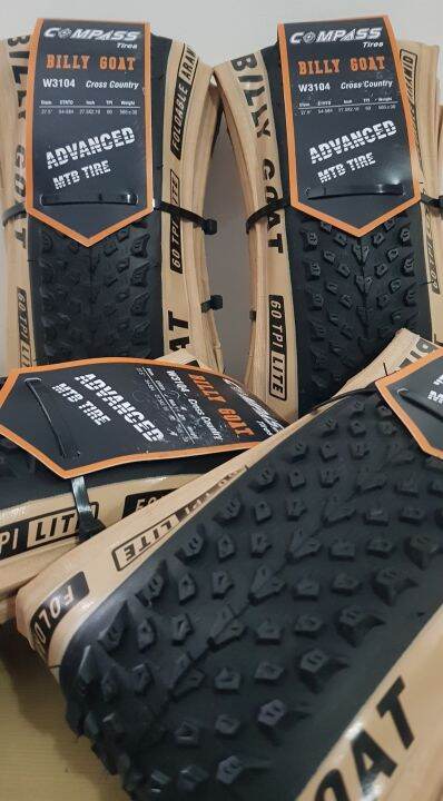 Compass Tires. Billy Goat skinwall 27.5 x 2.10 foldable Aramid. advance ...