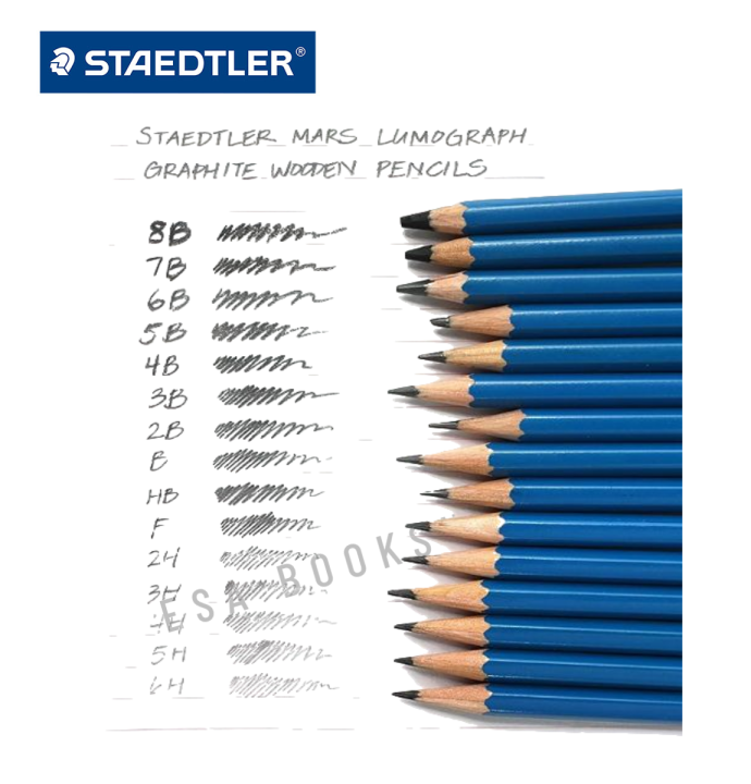 (ESA)Staedtler Mars Lumograph Pencil (SET OF 2) | Lazada