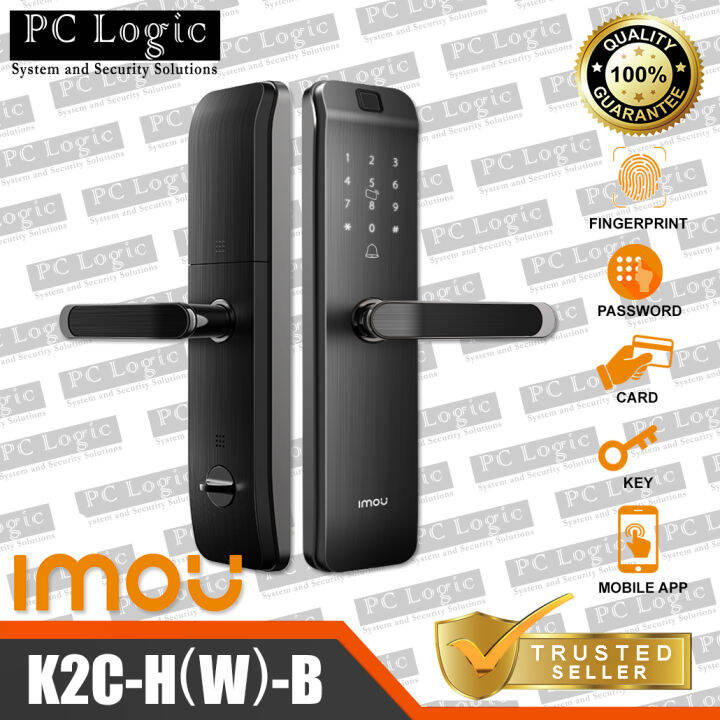 IMOU K2C-H(W)-B SMART LOCK ( FINGERPRINT, PASSWORD, CARD, KEY, MOBILE ...