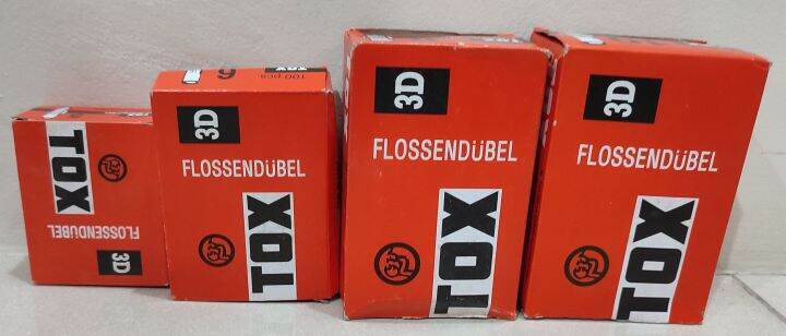 3D Plastic Tox for screw 5/6/8/10 (Sold per box) | Lazada PH