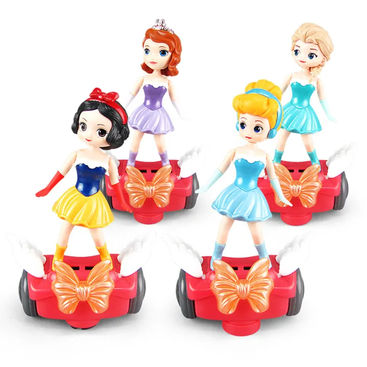 Disney Princess Snow White Cinderella Elsa Sophia Hoverboard Dancing ...