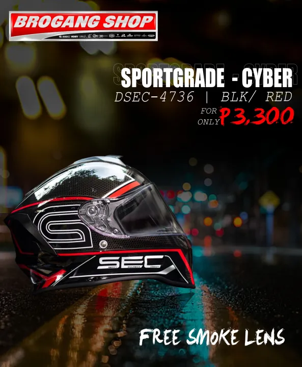 SEC FULL FACE SPORTGRADE CYBER | Lazada PH