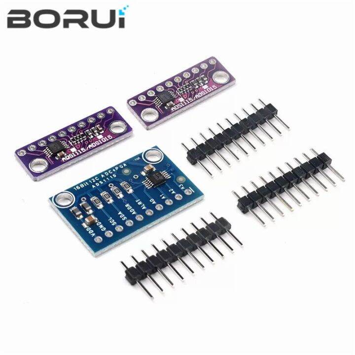 ADS1115 16 Bit I2C Module Precision ADC 4 Channel Development Board Pro ...
