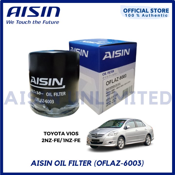 AISIN Oil Filter for Toyota VIOS, Toyota ALTIS & Toyota COROLLA (OFLAZ ...