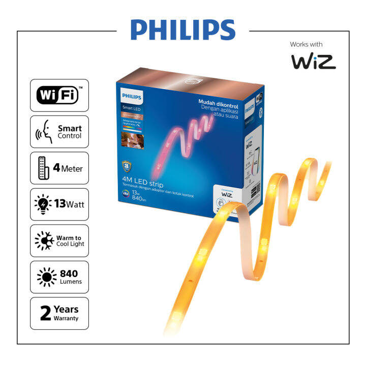 Philips WiFi Smart LED Strip Kit 4M | Lazada Indonesia