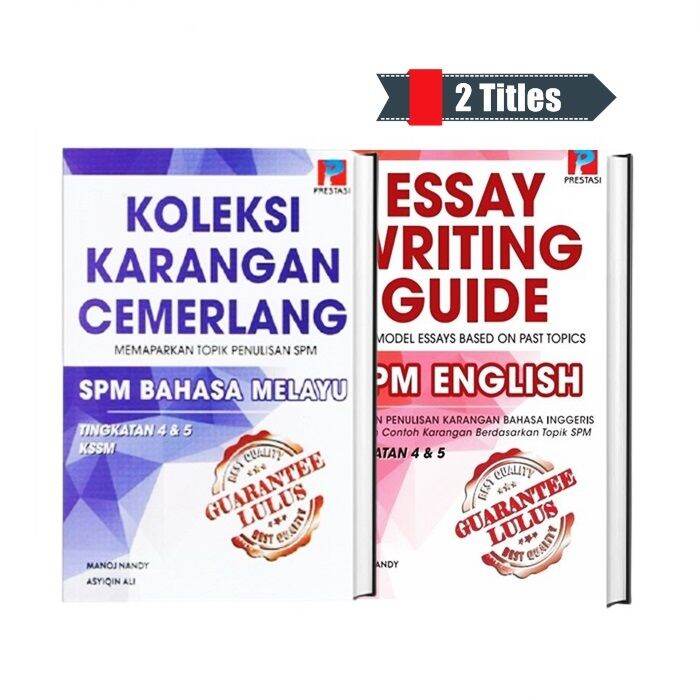(2 Book) Essay English Contoh Karangan Bahasa Melayu Malaysia SPM Exam ...