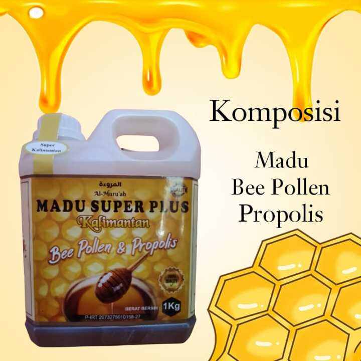 Madu Super Kalimantan isi 1 kg - bee pollen dan propolis | Lazada Indonesia