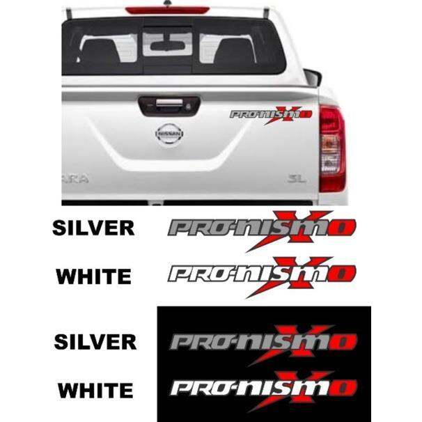 Nissan Navara Pro-nismoX Sticker Design for rear | Lazada PH