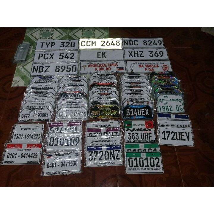 dillick TEMPORARY PLATE FOR MOTOR AND CAR | Lazada PH