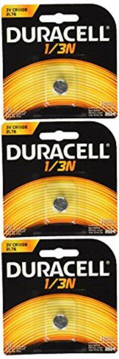 Duracell DL1/3N CR1/3N 3V Lithium Battery 3 Pack | Lazada PH