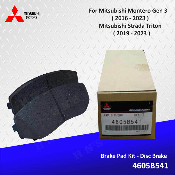 Mitsubishi Genuine Brake Pads Front for Mitsubishi Montero Gen 3 ( 2016 ...
