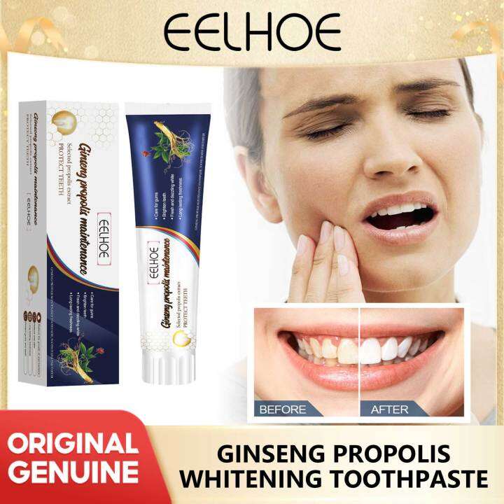 Eelhoe Ginseng Propolis Teeth Care Toothpaste Repair Cavities Deep ...