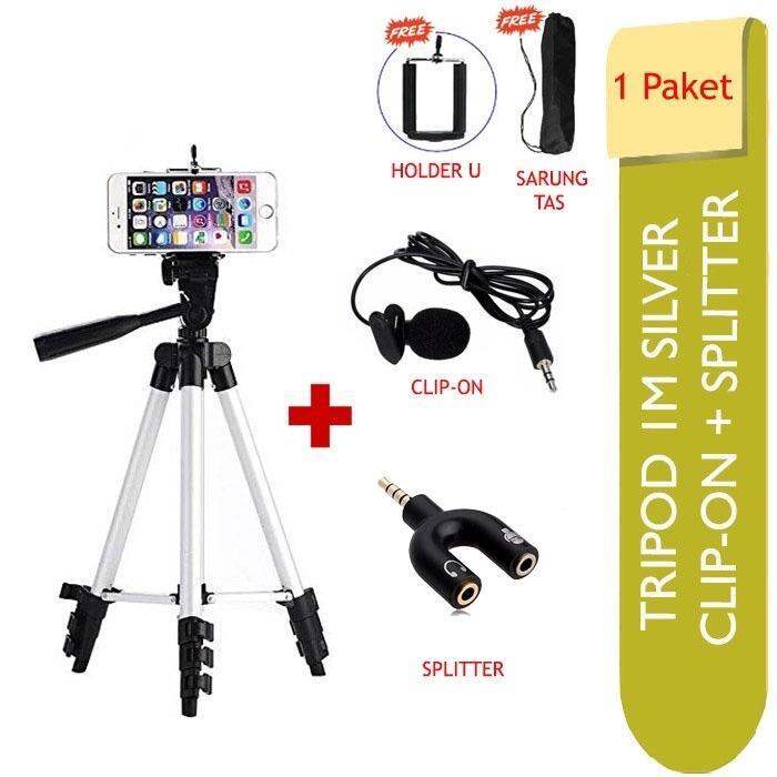 PAKET TRIPOD 1 METER 3110 HOLDER U KAKI STABILIZER 1 METER (TRIPOD 1 ...