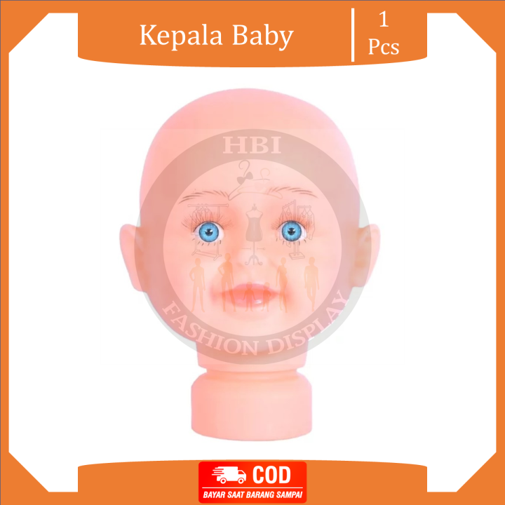 Patung Manekin Kepala Bayi / Manekin Kepala Bayi (Import) | Lazada ...