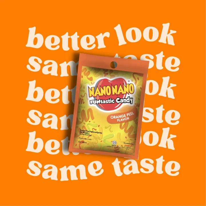 Nano Nano FUNtastic Candy Orange Peel Flavor 12.5G | Lazada