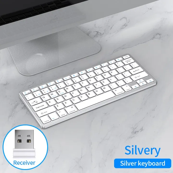 Multi Device 3 Mode Bluetooth 2 4g Wireless Rechargeable Keyboard Full Size Keyboard And Mouse Set