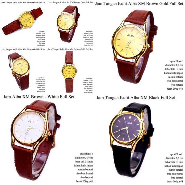 STRAP TALI JAM TANGAN KULIT / COCOK UNTUK JAM TANGAN MEREK ALBA ...