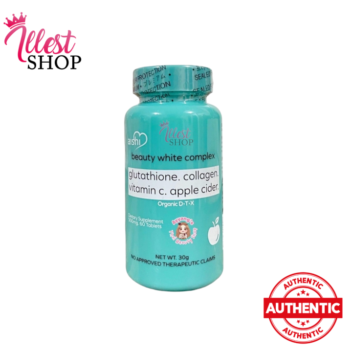 Aishi Beauty White Complex Slimming + Whitening Apple Cider Tablets ...