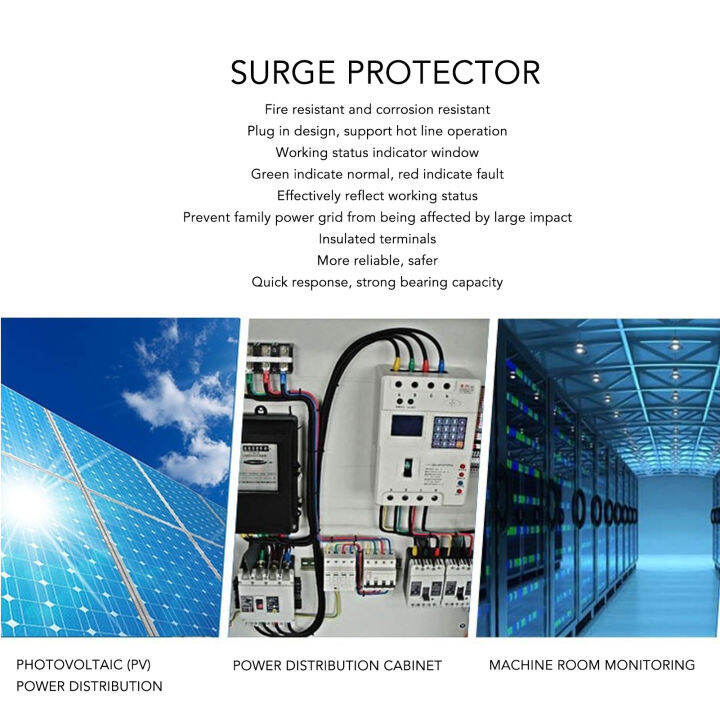 Surge Protective Device Orange DC PV Surge Protector Anti Corrosion ...