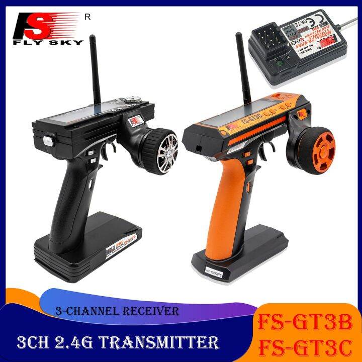 FLYSKY FS-GT3B FS-GT3C 3CH 2.4G Remote Controller Transmitter LCD ...