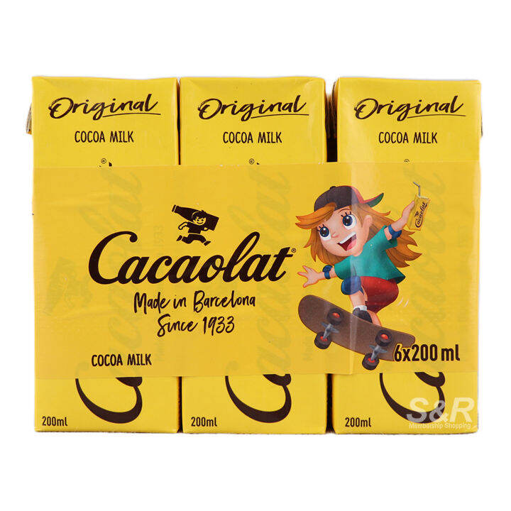 Cacaolat Mini Bricks Cocoa Milk Drink 6pcs x 200ml | Lazada PH
