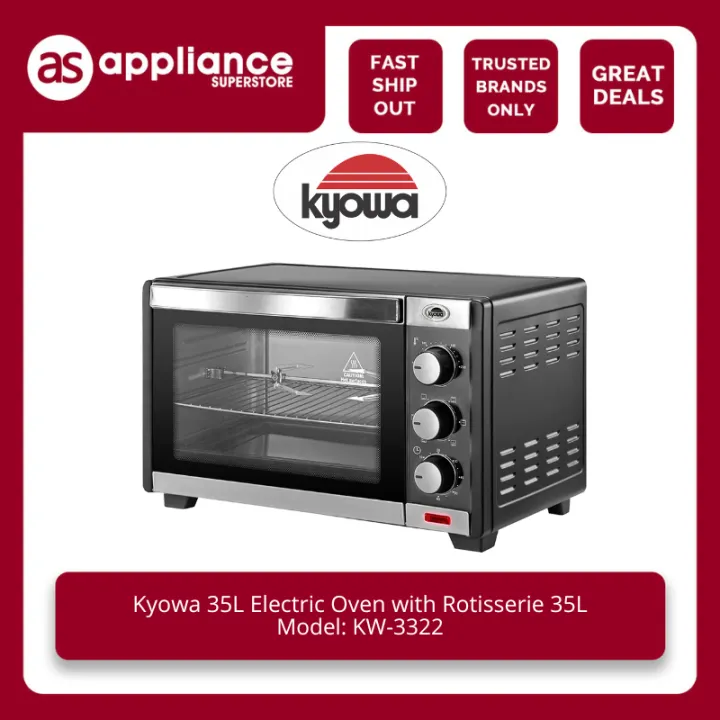 Kyowa Electric Oven with Rotisserie 35L KW-3322 | Lazada PH