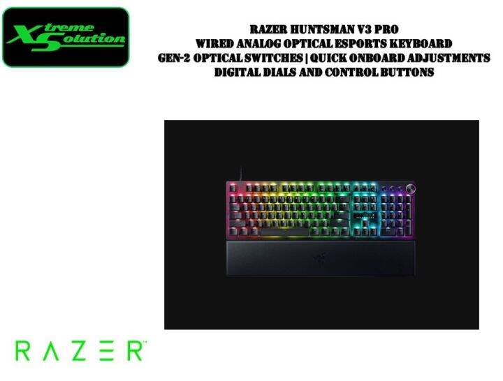 Razer - Huntsman V3 pro Lineup | Full-Size / Tenkeyless / Mini | Razer ...