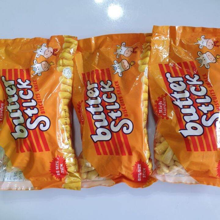 PACK OF 3 - Butter Stick Biscuits 220g s Butter Cream Crackers Pinoy ...