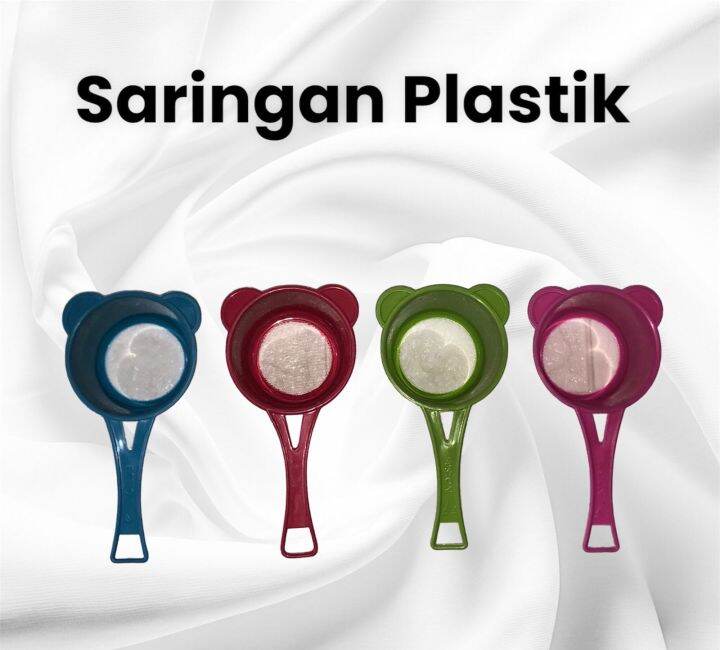 SARINGAN TEH PLASTIK / SARINGAN SERBAGUNA / ALAT SARING UKURAN 7cm ...