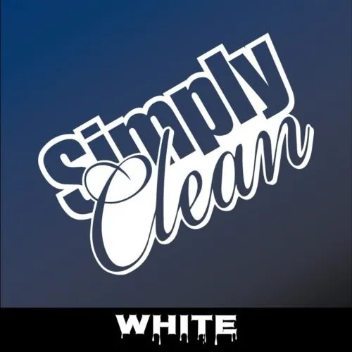 6inch SIMPLY CLEAN Sticker V2 Funny JDM Euro Acura Lowered Car Window ...