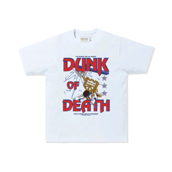 KOTC Dunk of Death - Graphic Basketball Shirt in Carolina Blue Cotton ...