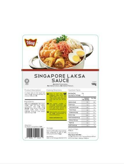 Way Sauce Singapore Laksa 100g | Lazada PH