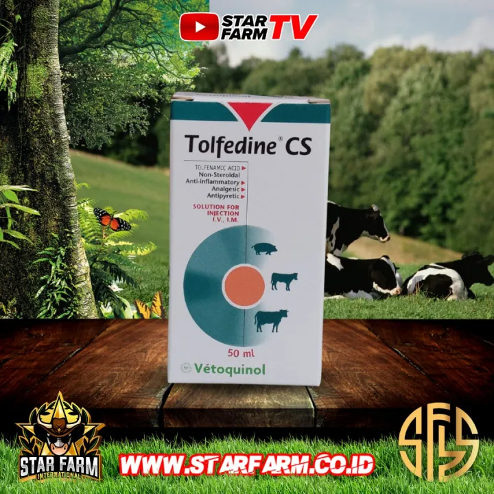 Star Farm BTM - TOLFEDINE CS Obat Demam untuk Sapi & Piglet | Lazada ...