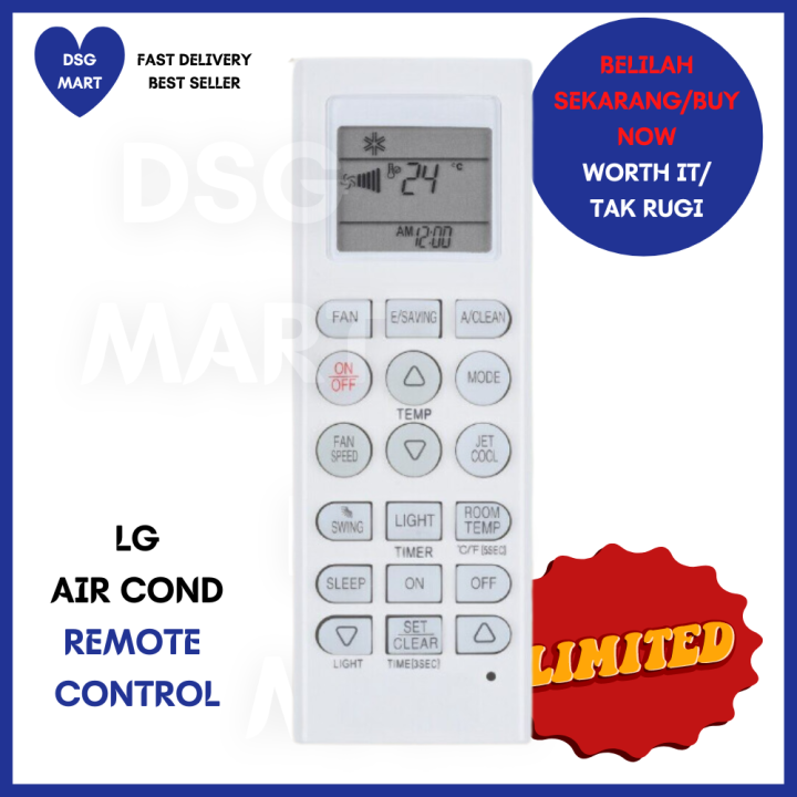 DSG lg aircon remote control|Lg Aircon Remote Control NEW | Lazada