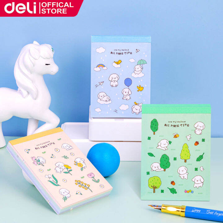 Deli Notepad 100 Sheets 75*102mm 21718 | Lazada PH