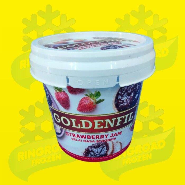GOLDENFIL STRAWBERRY JAM 1 KG - SELAI RASA STROBERI RENYAH DAN GURIH ...